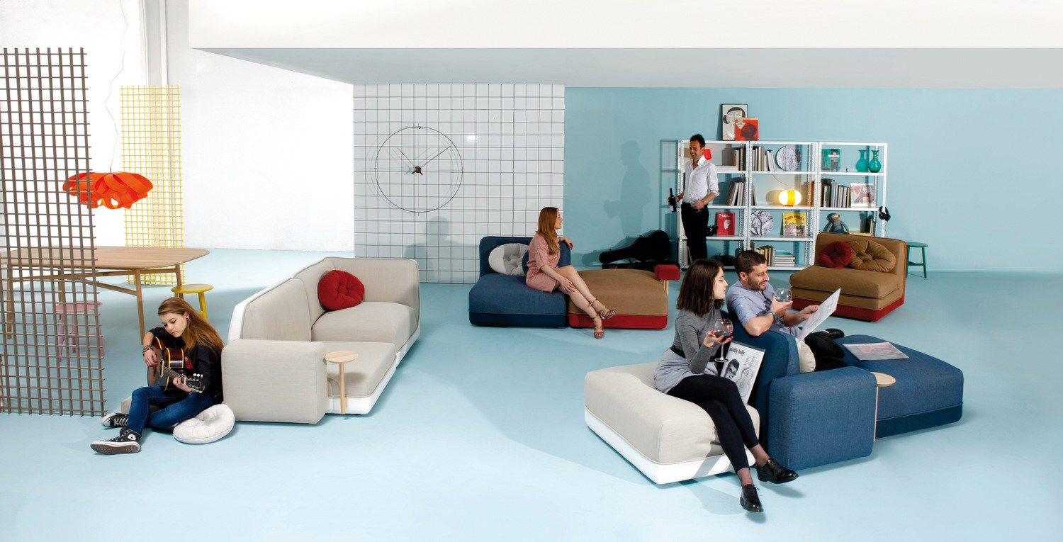 PARTY | Sectional sofa By Sancal design Luis Eslava