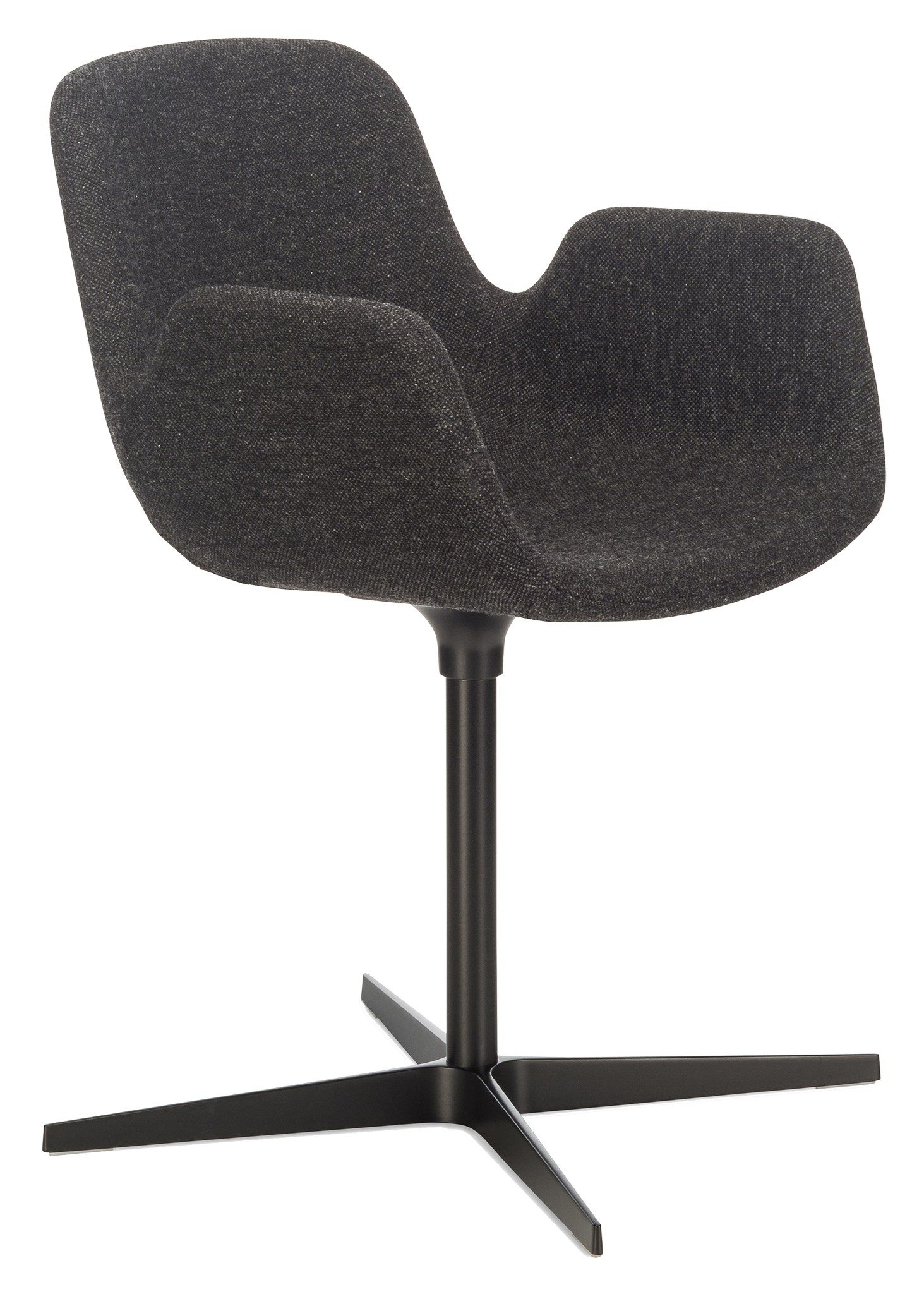 Sedia imbottita a 4 razze con braccioli PASS | Sedia a 4 razze - Lapalma - Edilportale