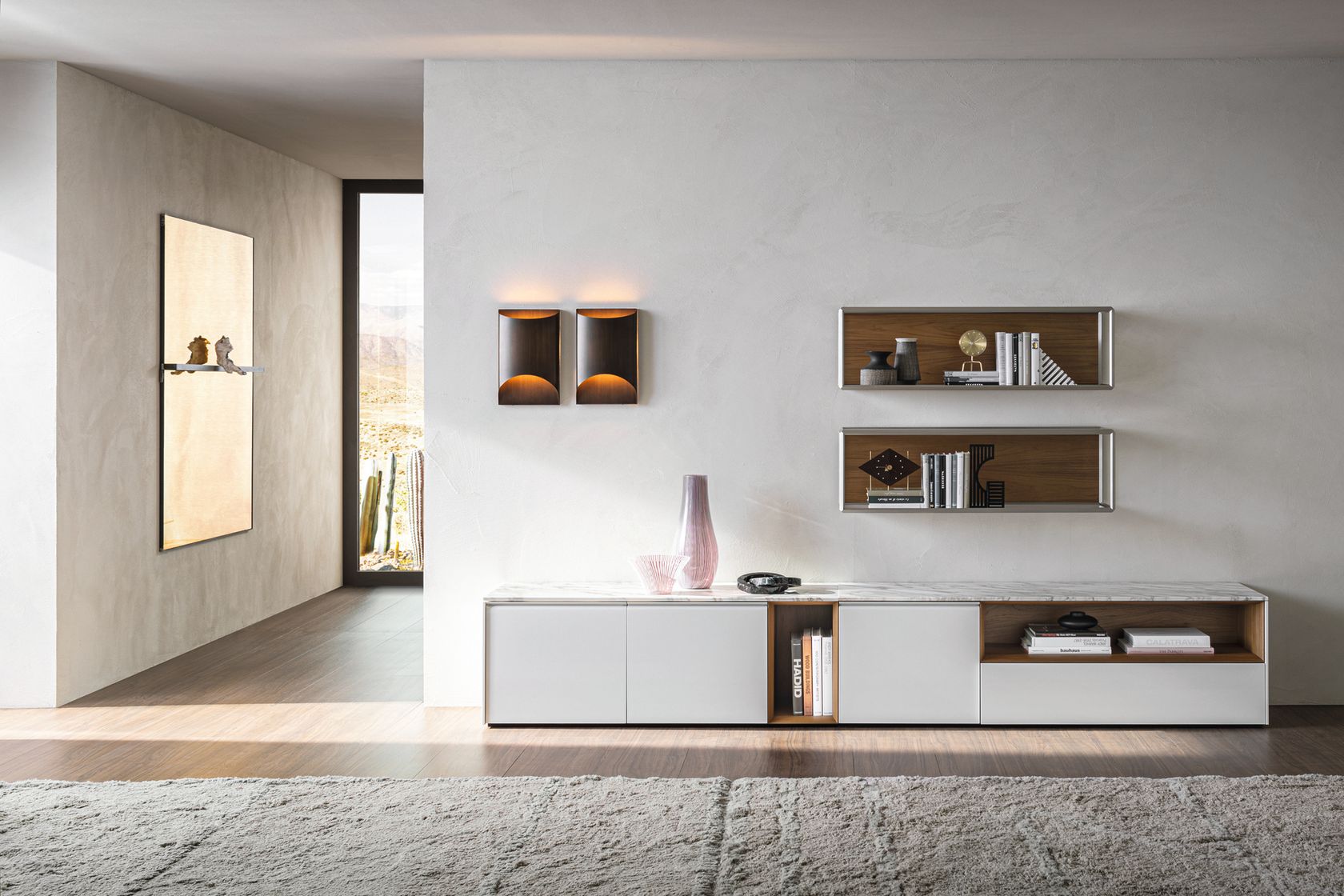PASS-WORD EVOLUTION Madia componibile con cassetti By Molteni & C. | design Dante Bonuccelli
