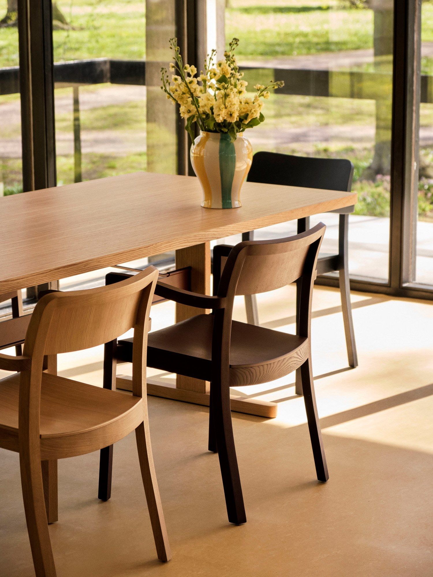 PASSERELLE | Wood veneer table By Hay design Ronan & Erwan Bouroullec