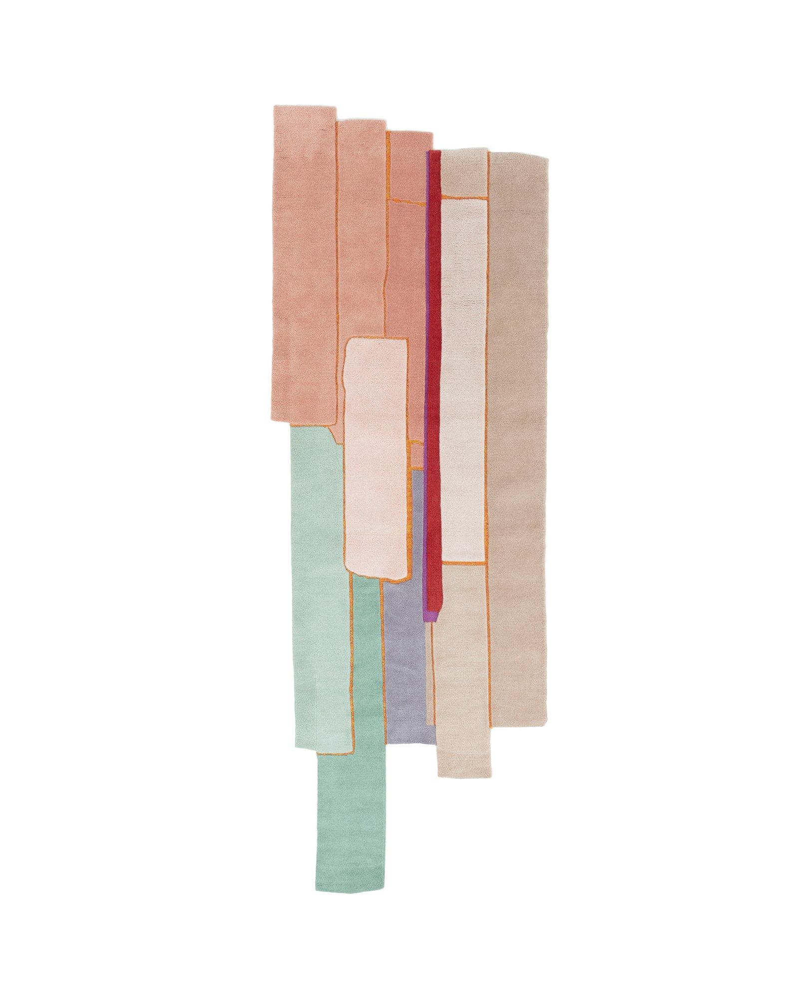 Handmade Himalayan Wool rug PATCHA By cc-tapis design Patricia Urquiola