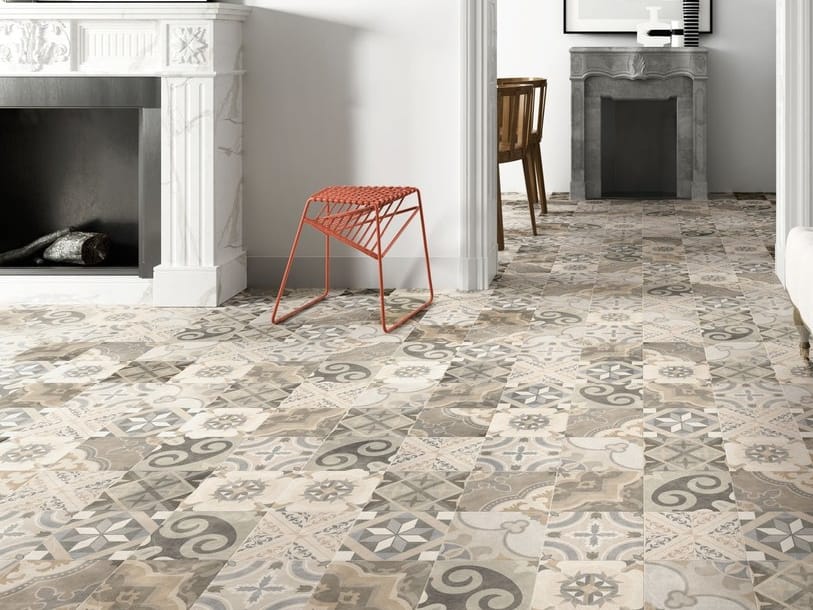 Porcelain stoneware wall/floor tiles with encaustic effect PATCHWORK ...