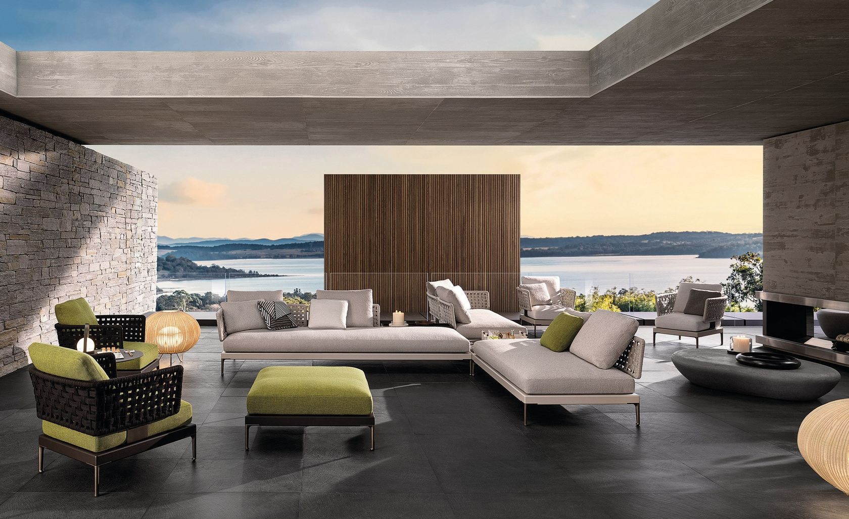 PATIO | Garden armchair Patio Collection By Minotti design GamFratesi