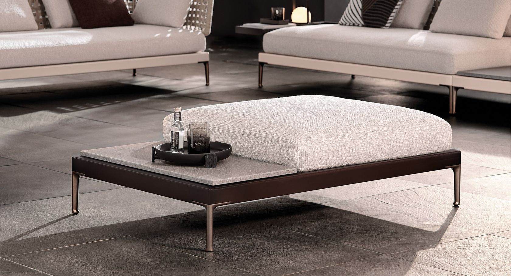 PATIO | Garden bench By Minotti design GamFratesi