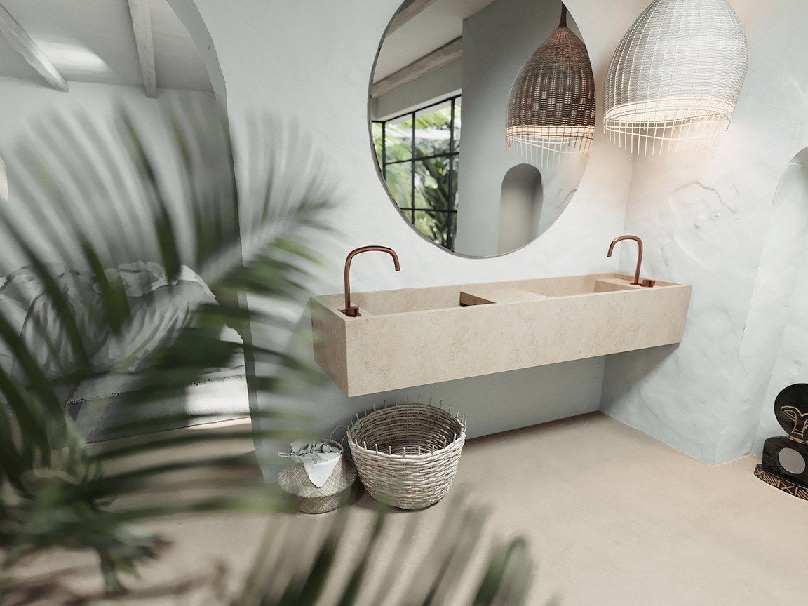 PB BASIN - 180 | Lavabo sospeso Lavabo sospeso doppio rettangolare By ...