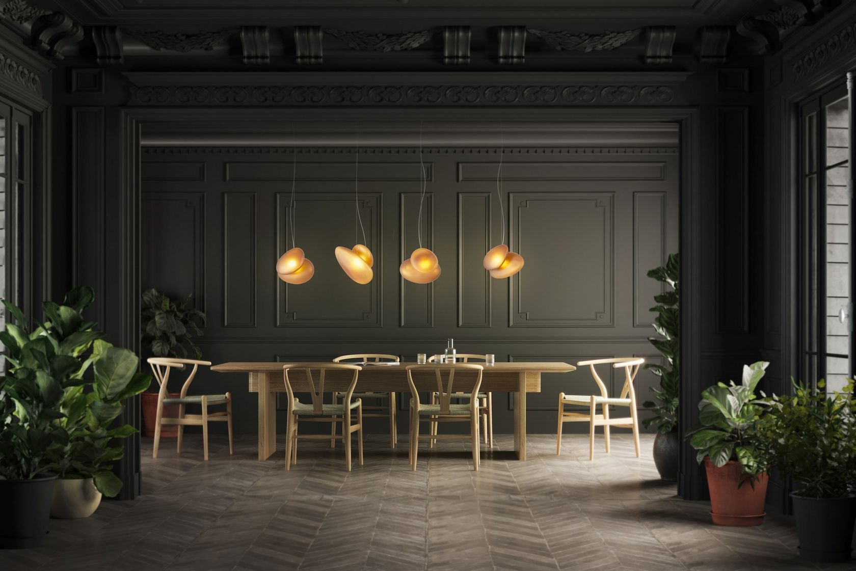 PEBBLE | Pendant lamp Pebble Collection By ANDlight design Lukas Peet