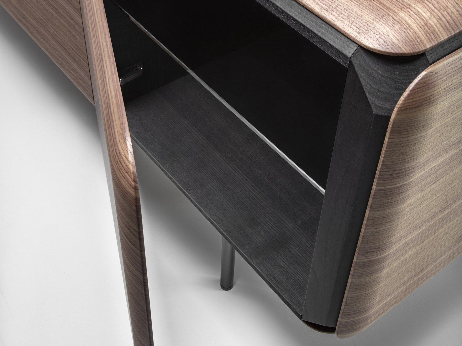 PEBBLE Walnut sideboard By Porada | design Niccolò Devetag