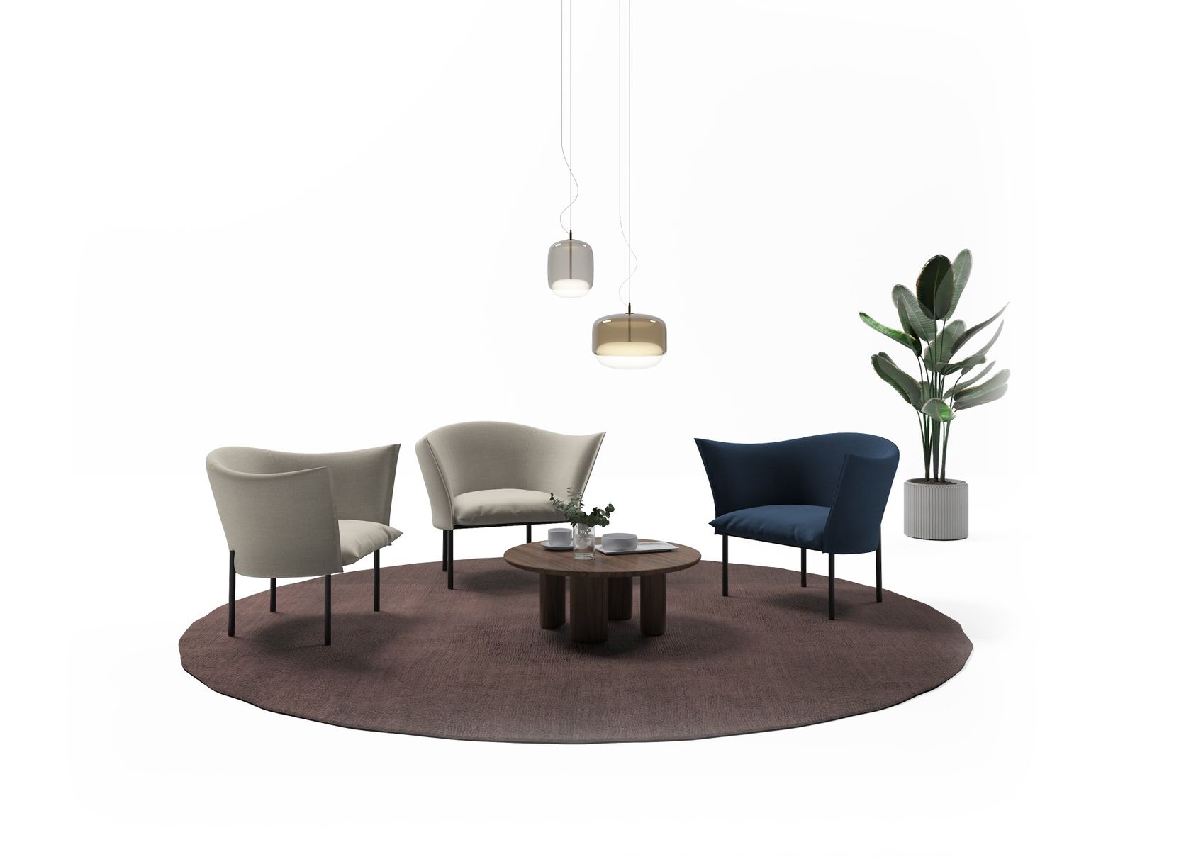 PEBBLE | Round coffee table By grado design