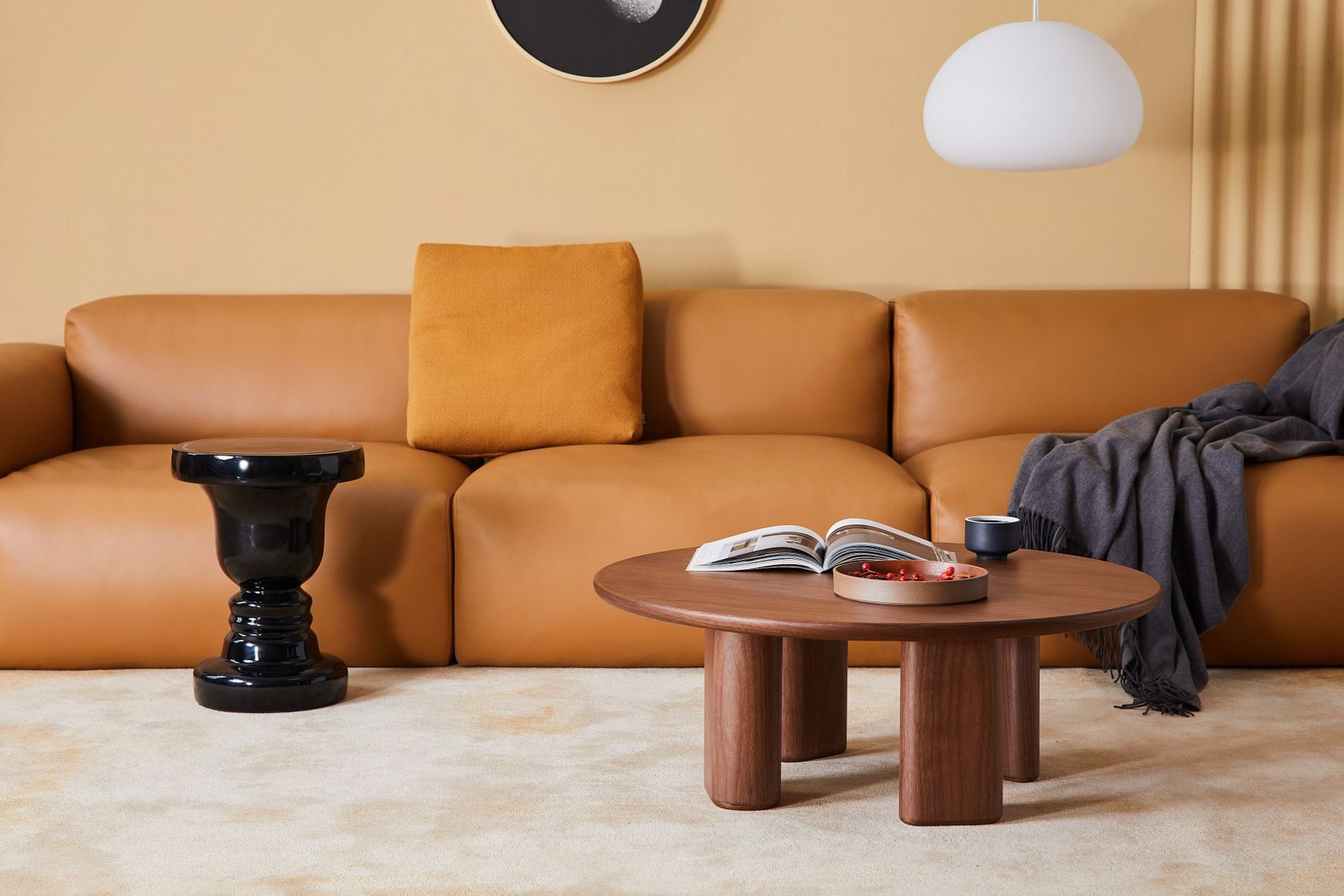 PEBBLE | Round coffee table By grado design