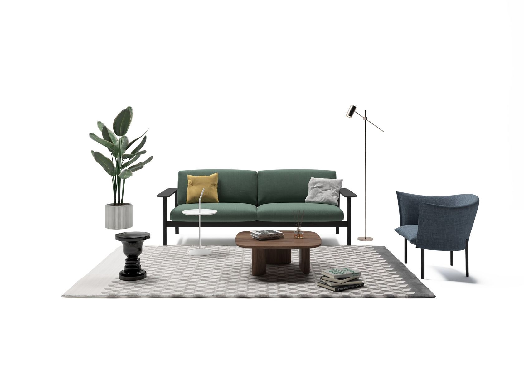 PEBBLE | Square coffee table By grado design