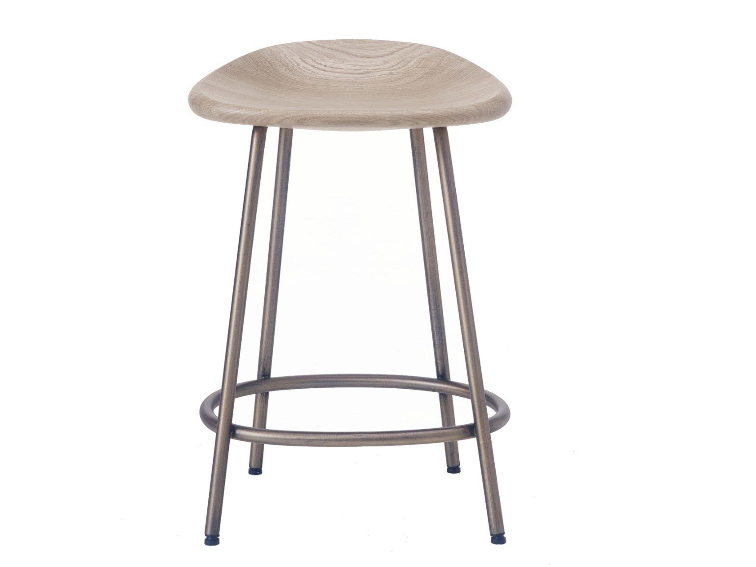 PEBBLE | Counter Stool Steel and wood counter stool By BassamFellows ...
