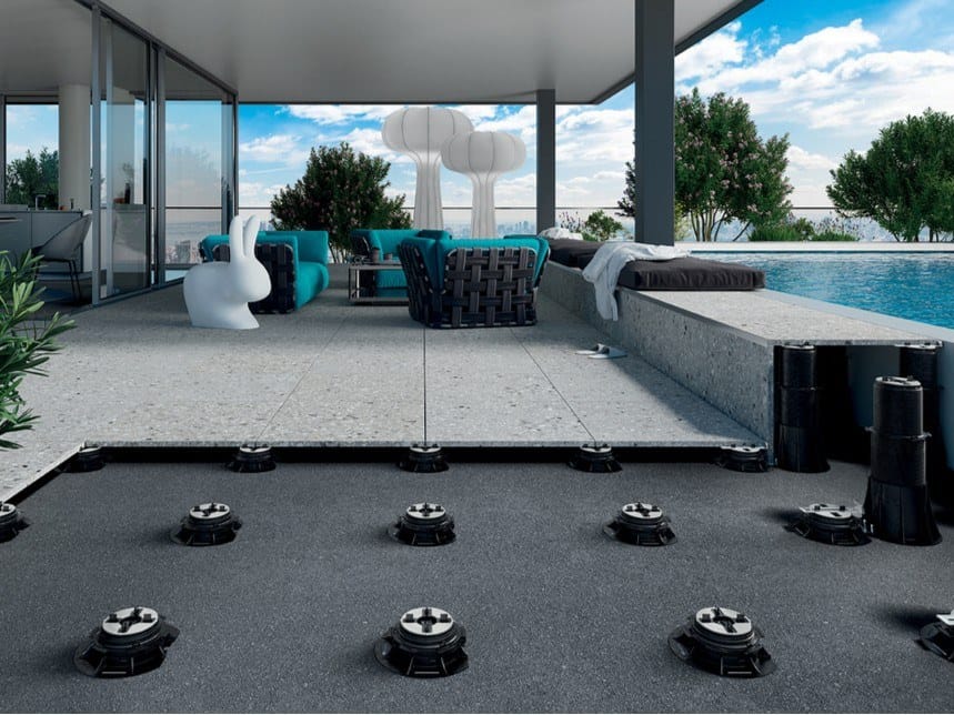 PEDESTAL PRIME® Indoor/outdoor Raised flooring By Eterno Ivica