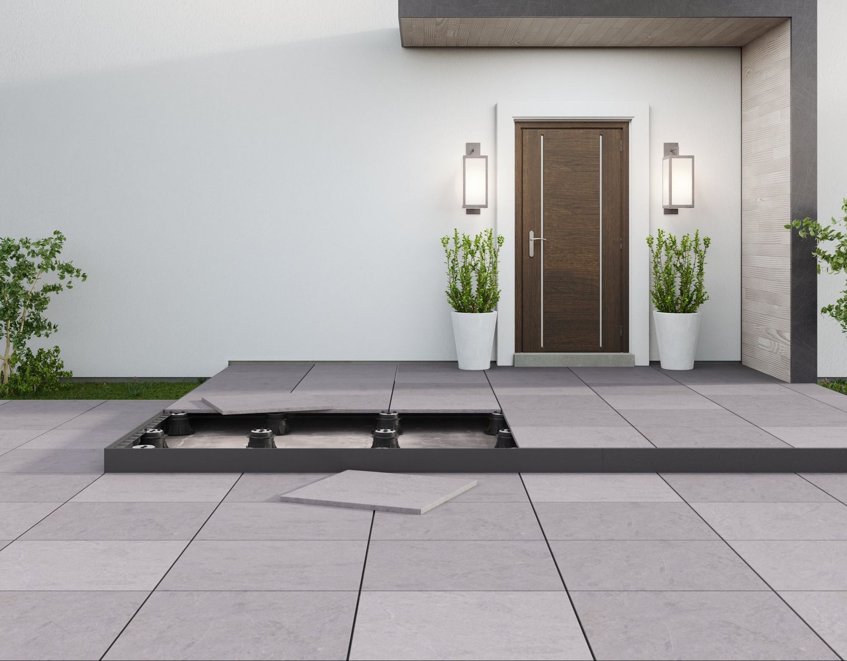 PEDESTAL Vertical perimeter profile By Eterno Ivica