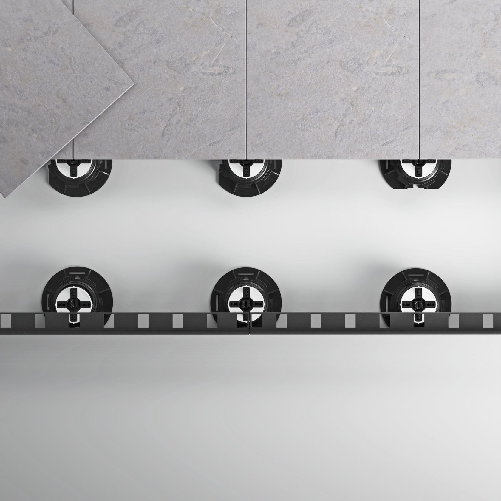 Profilo perimetrale verticale per pavimenti sopraelevati PEDESTAL ...