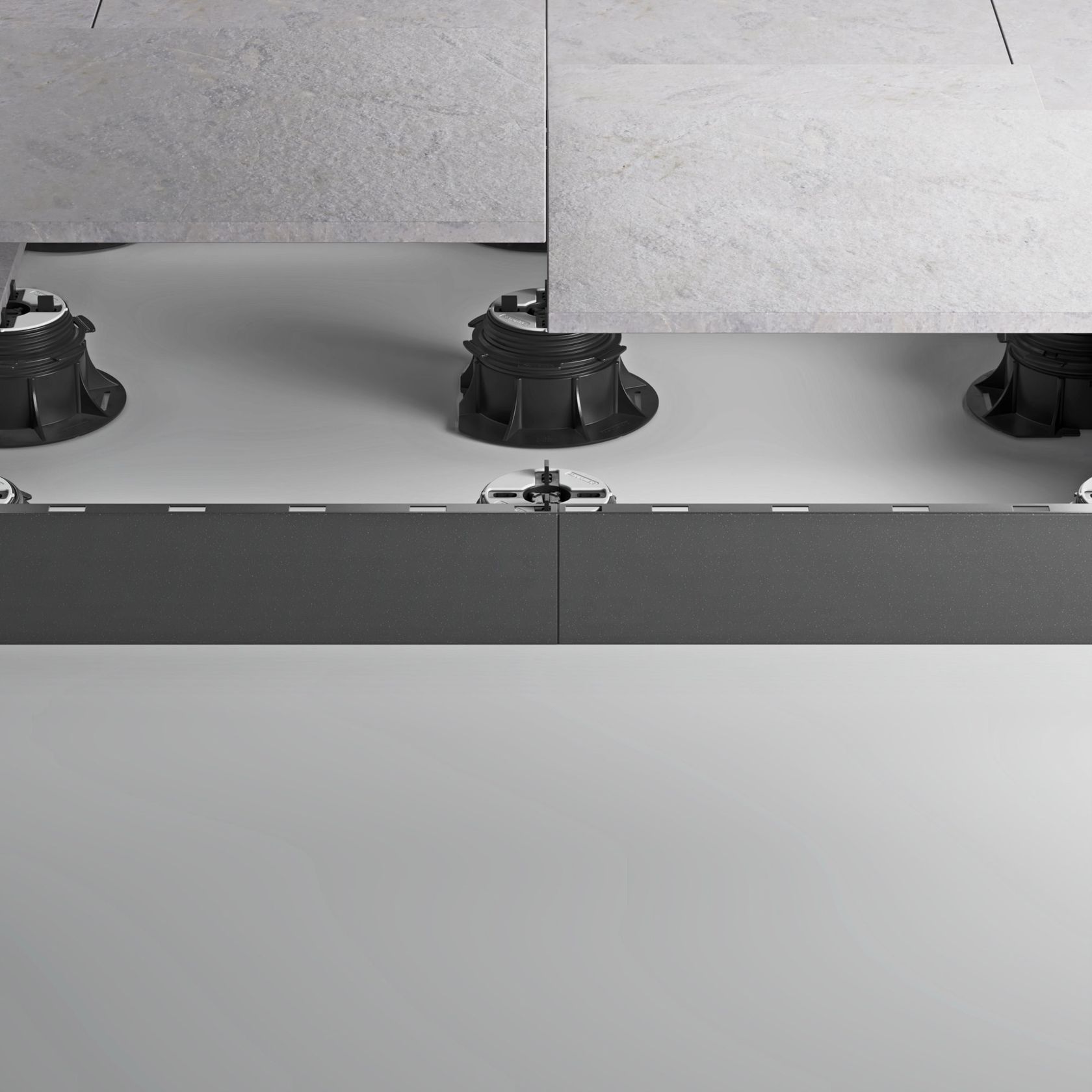 Profilo perimetrale verticale per pavimenti sopraelevati PEDESTAL ...