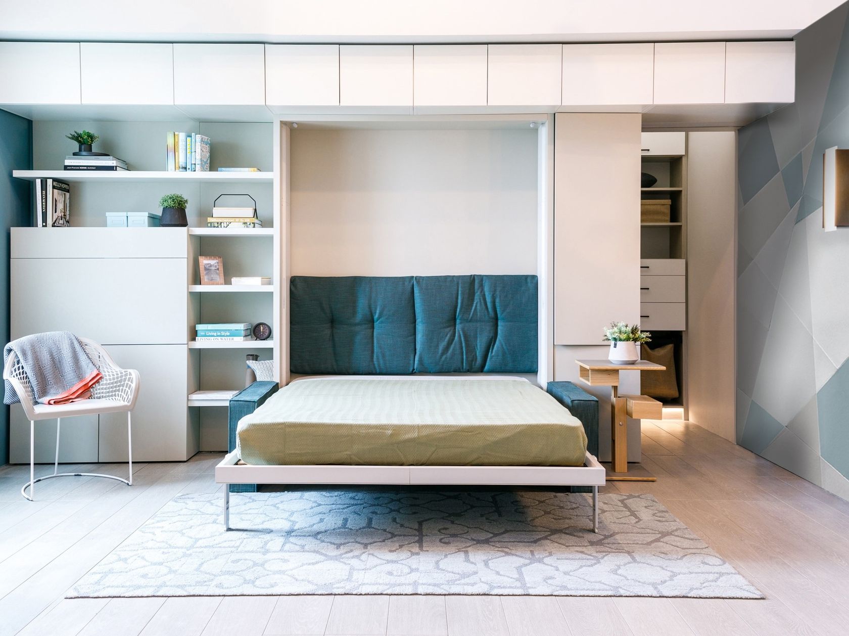 Convertible 2 seater fabric sofa PENELOPE 2 SOFA By CLEI