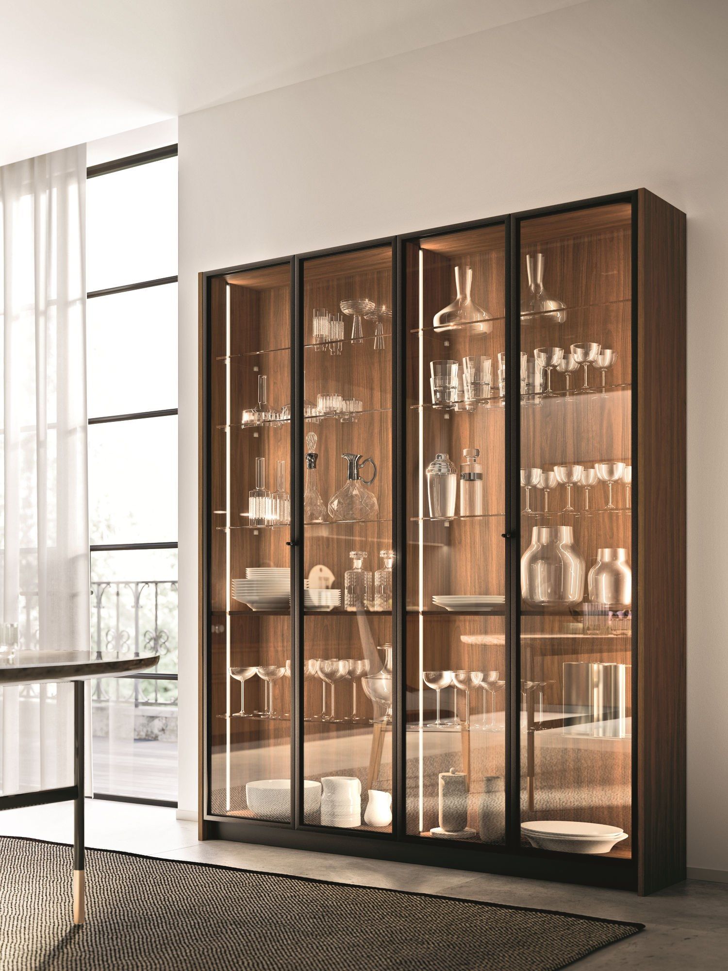 PEPPER 02 Linear kitchen with handles By Composit | design Bizzarri Design Associati