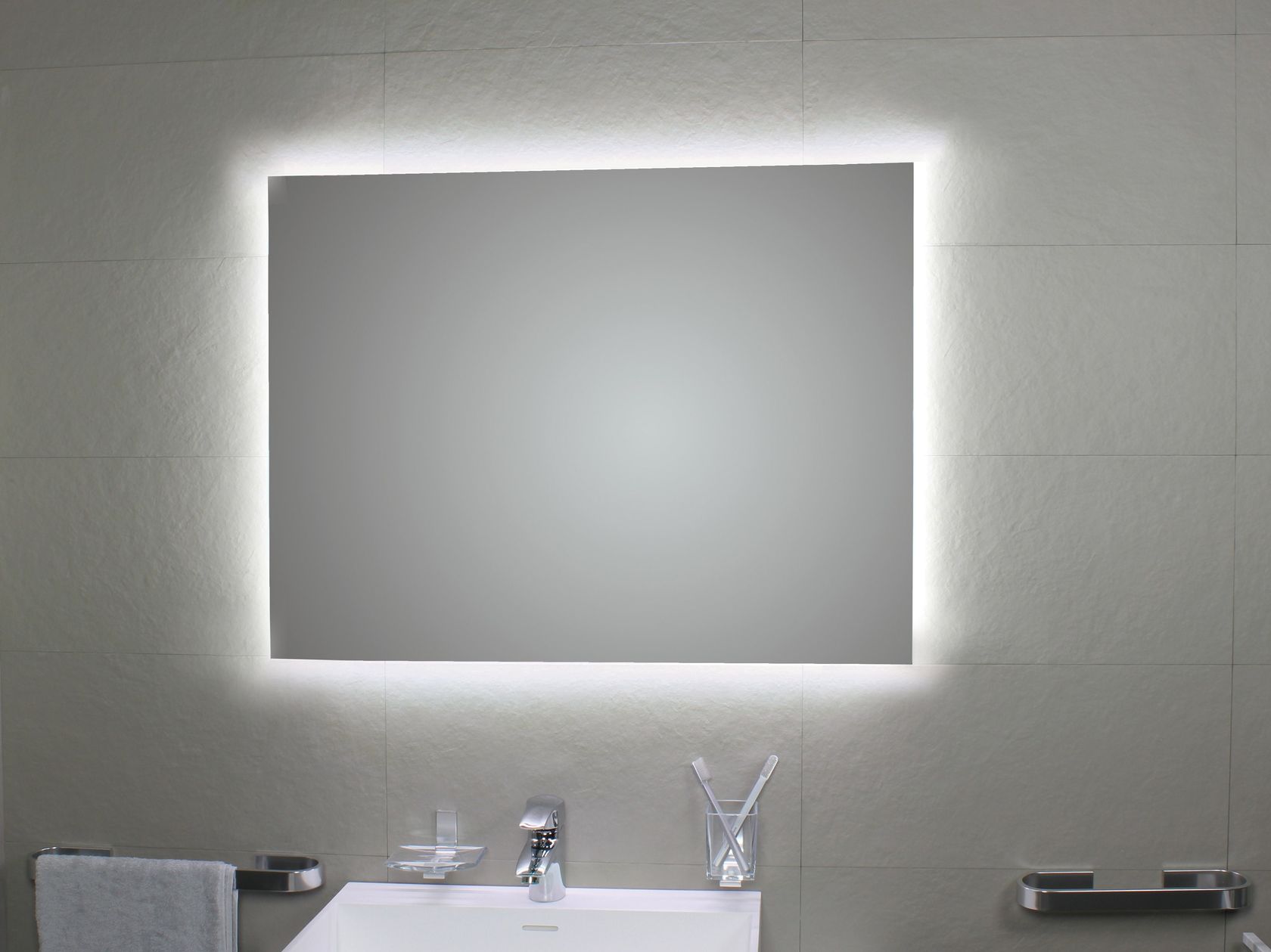 Miroir avec éclairage intégré pour salle de bain PERIMETRALE AMBIENTE ...