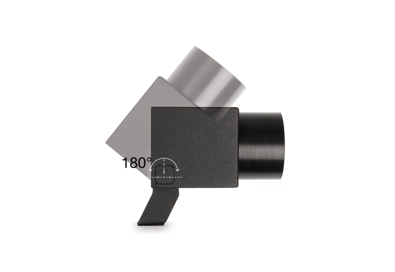 Proiettore per esterno a LED orientabile in alluminio PERISKOP NARROW ...