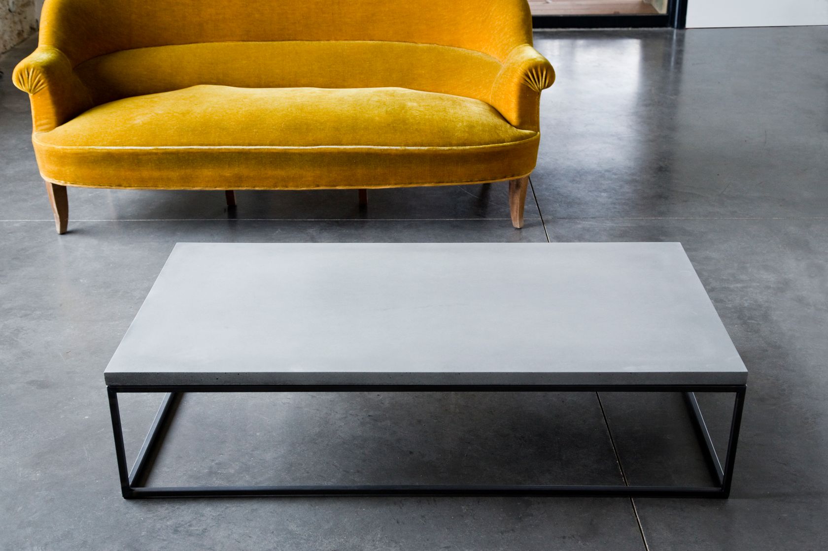 PERSPECTIVE | Rectangular coffee table Perspective Collection By lyon béton