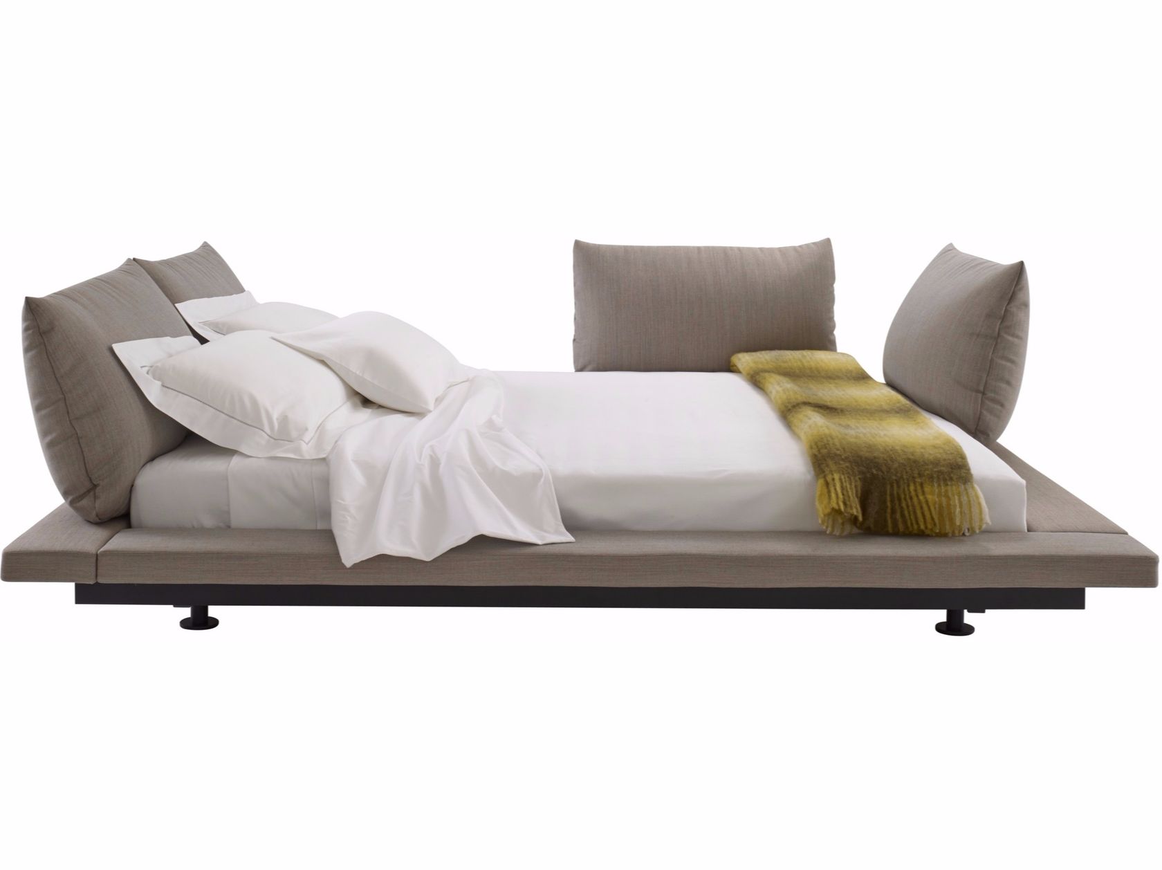 Doppelbett Bett aus Stoff PETER MALY 2 By Ligne Roset Design Peter Maly