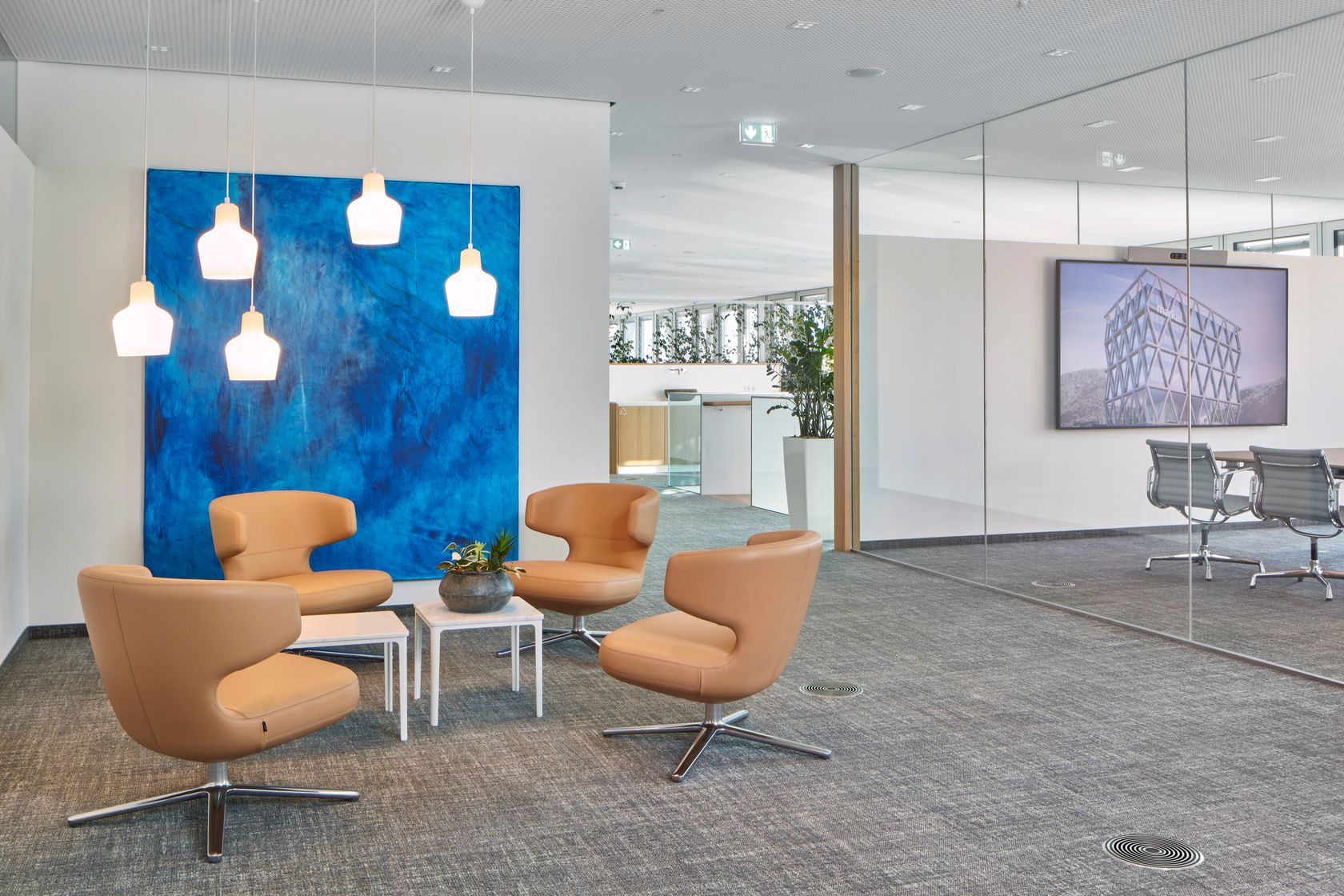 REPOS & GRAND REPOS Recliner swivel armchair with armrests By Vitra ...