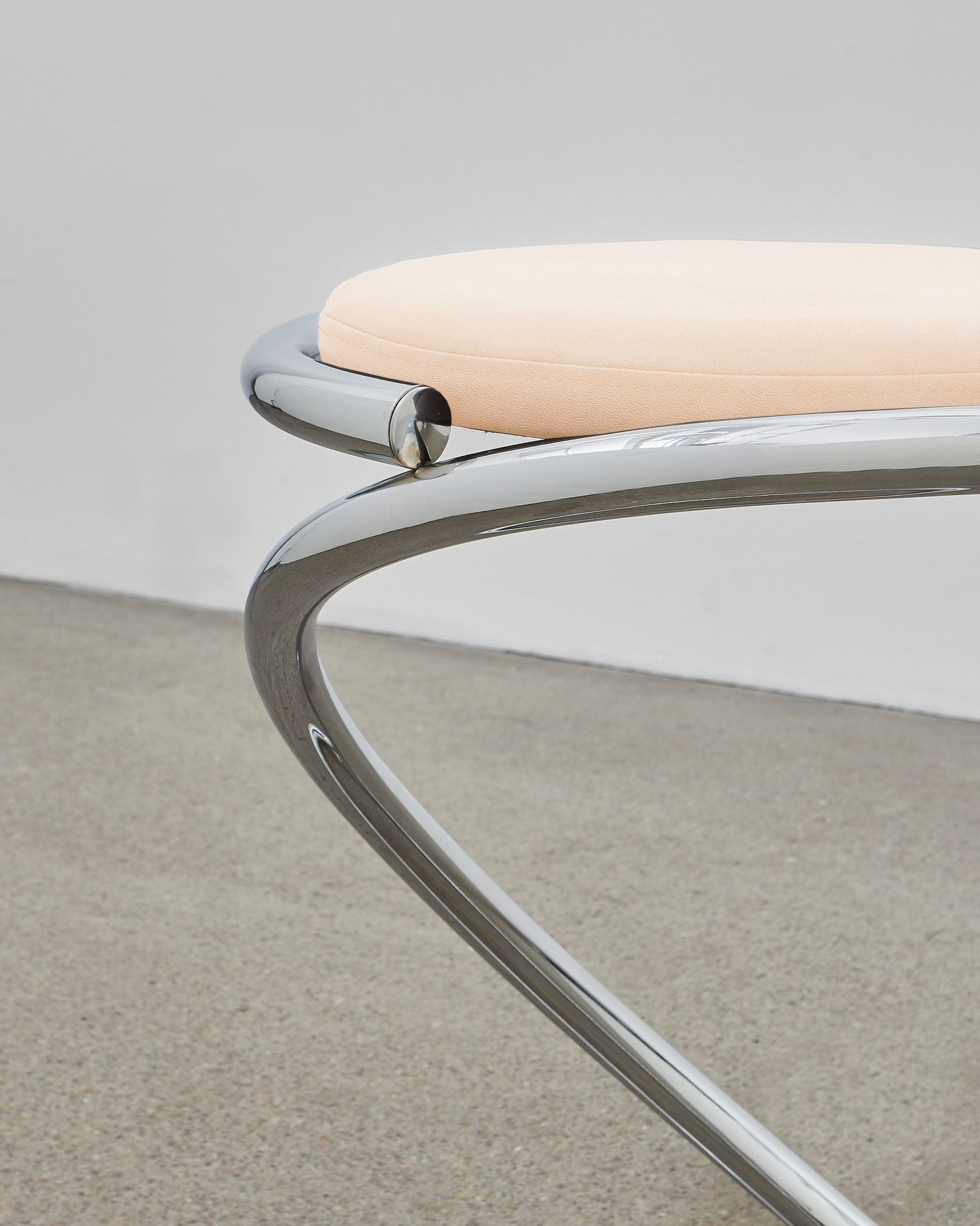 PH SNAKE STOOL | Leather stool Steel and leather stool By PH Furniture ...