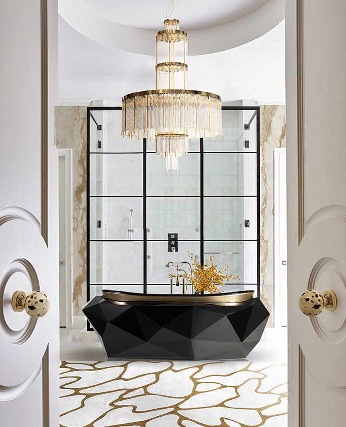 PHARO Brass chandelier By LUXXU