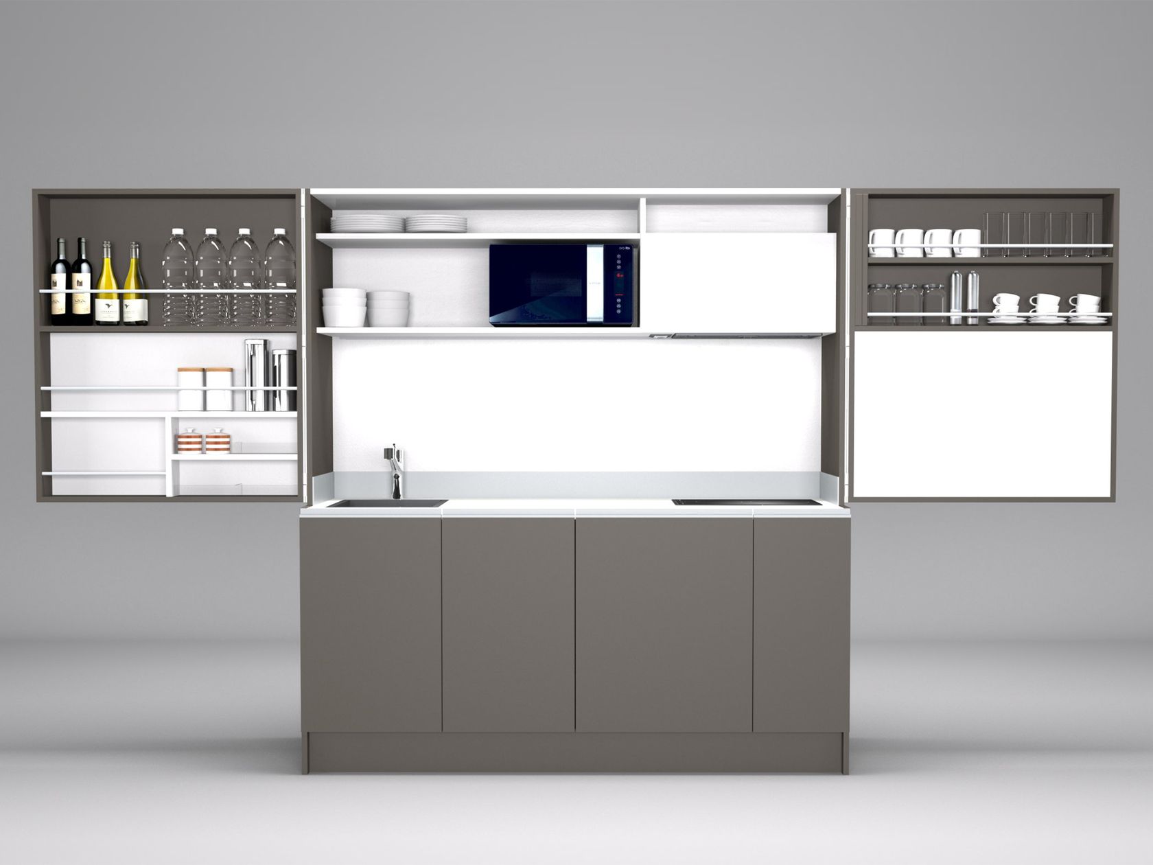 PIA VISS M Hideaway mini kitchen By Dizzconcept | design Darko Špiljarić