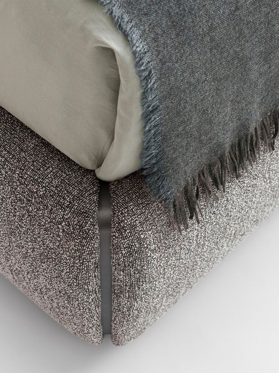 RIALTO Fabric double bed with high headboard By Pianca | design ...