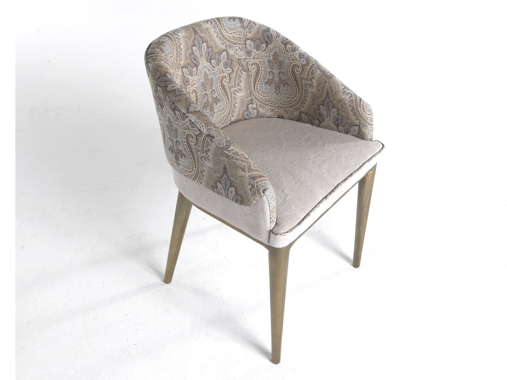 PICABIA Upholstered fabric chair with armrests By ETRO Home Interiors