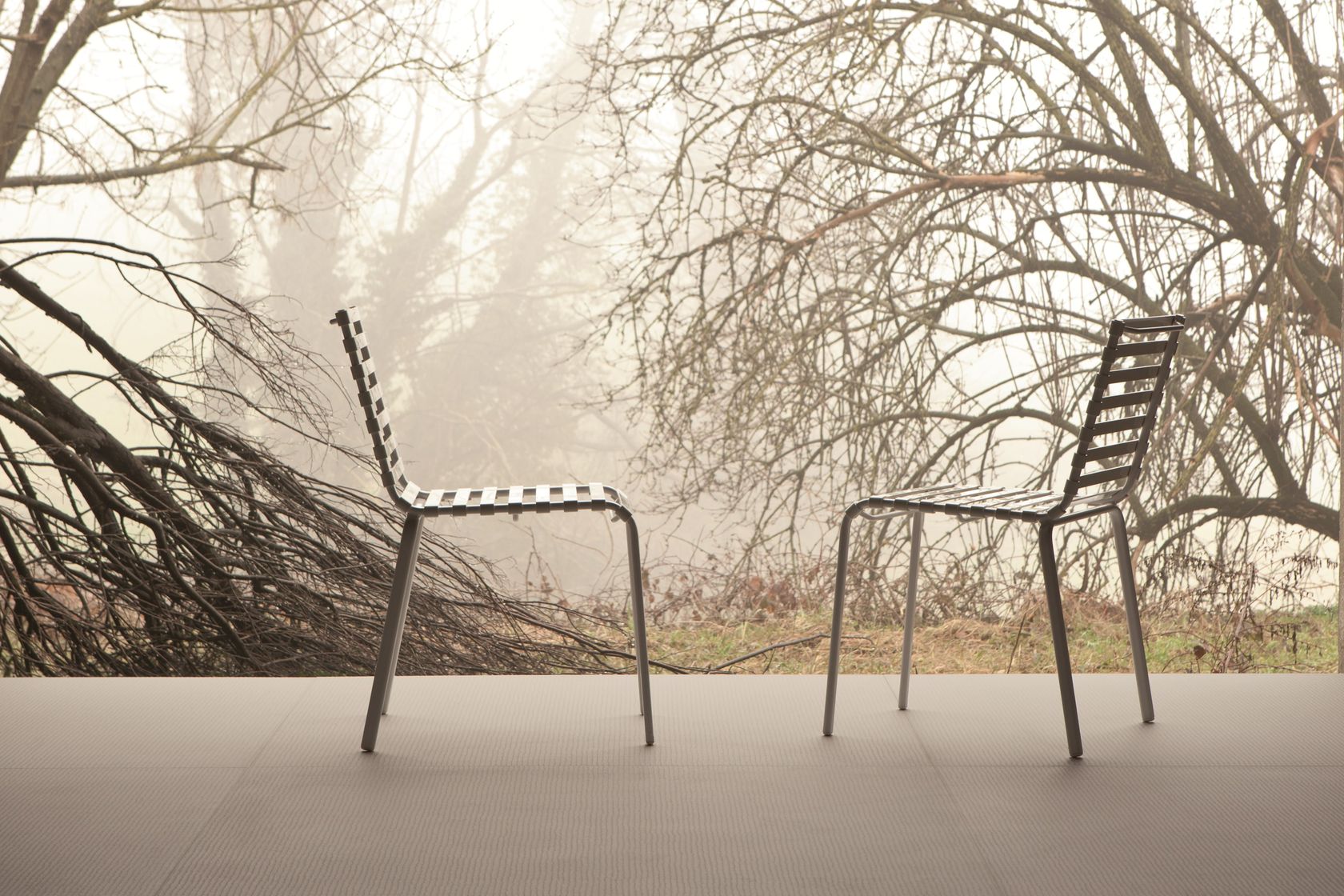 PICO UP NATURAL GRIS Porcelain stoneware wall tiles By Mutina