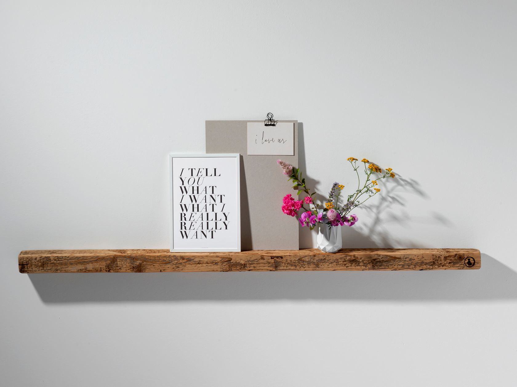 RECLAIMED WOOD PICTURE LEDGE #02 Estante By weld & co