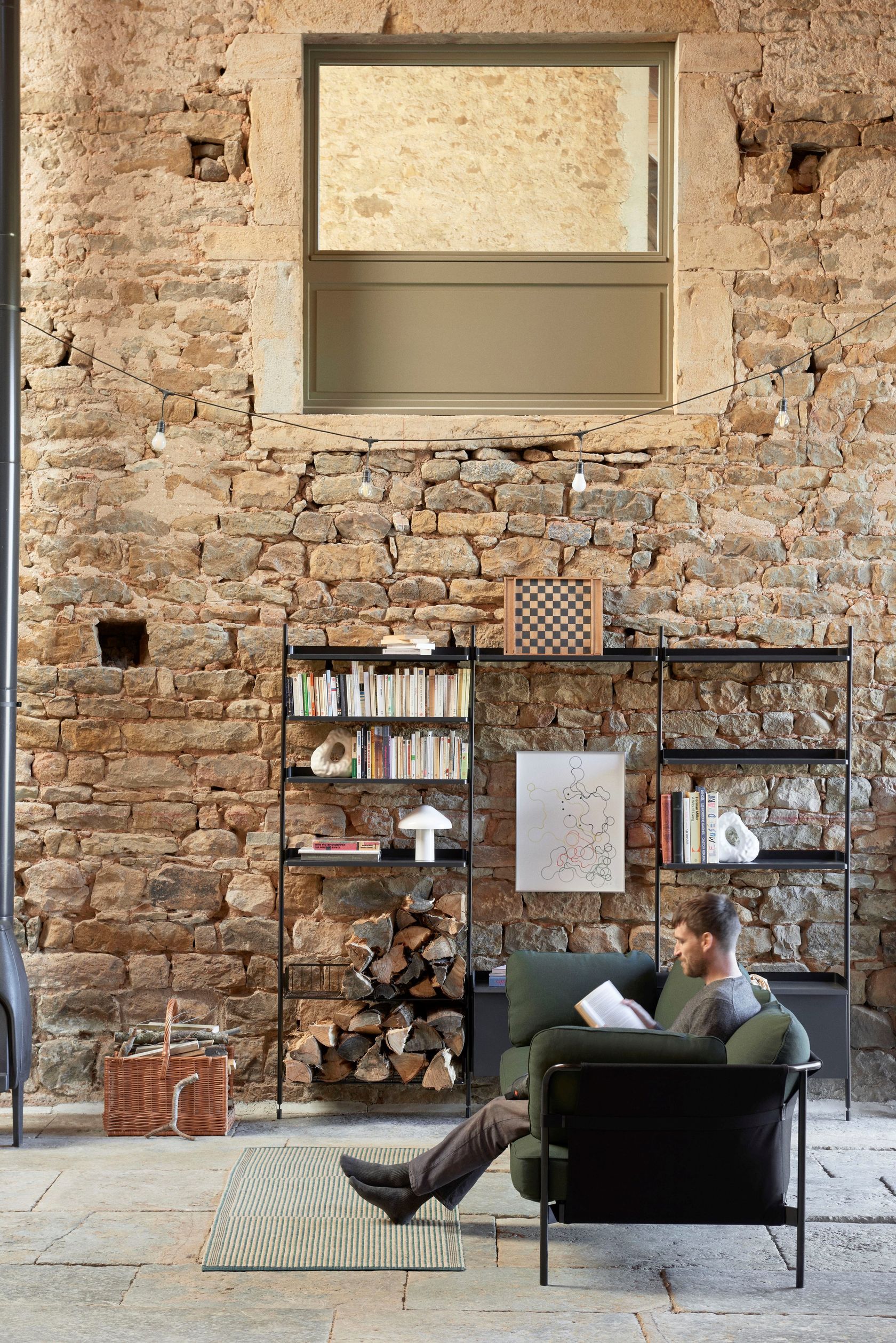 PIER SYSTEM Libreria componibile in alluminio anodizzato By Hay ...