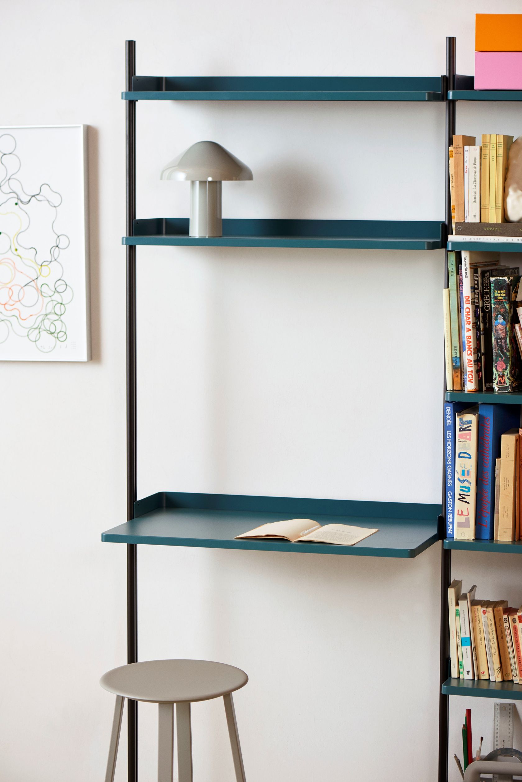 PIER SYSTEM Libreria componibile in alluminio anodizzato By Hay ...