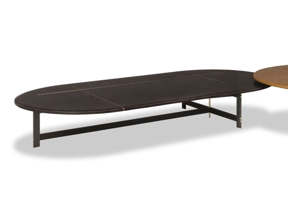 PLACÈ | Oval coffee table By BAXTER design Federico Peri