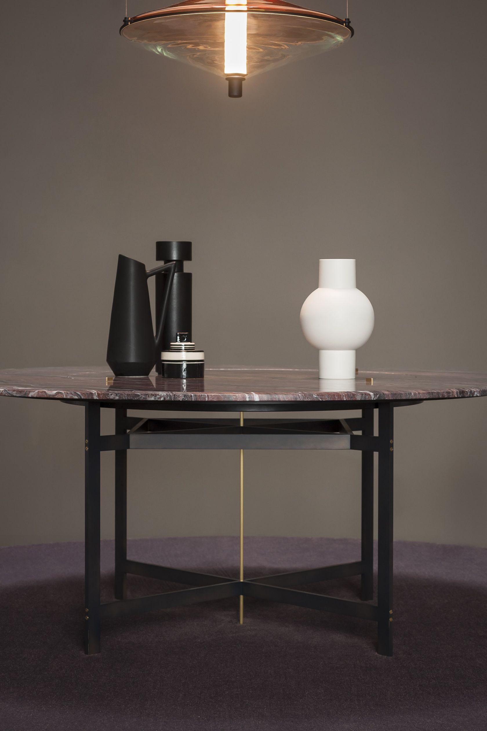PLACÈ | Round table By BAXTER design Federico Peri