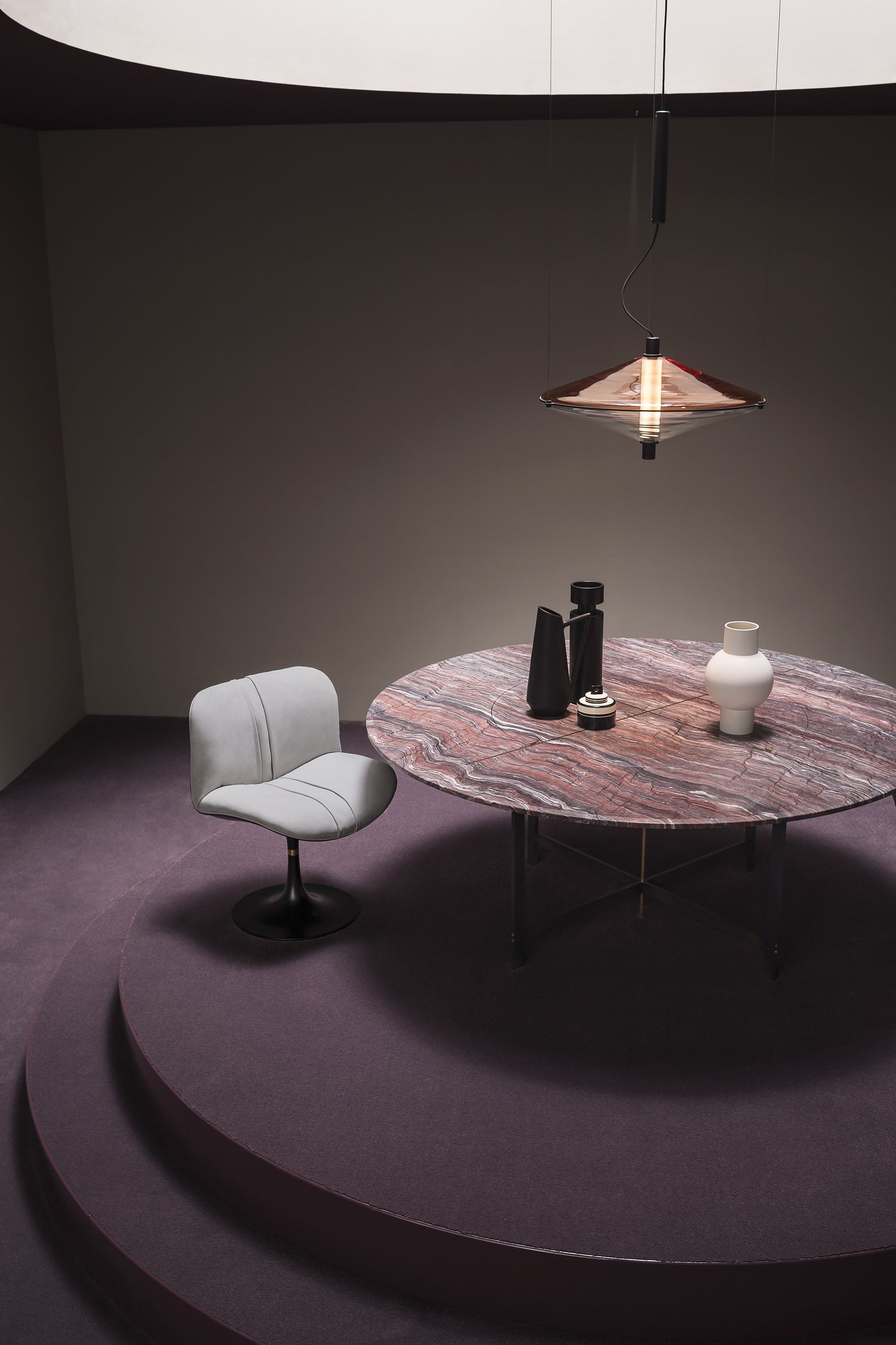PLACÈ | Round table By BAXTER design Federico Peri