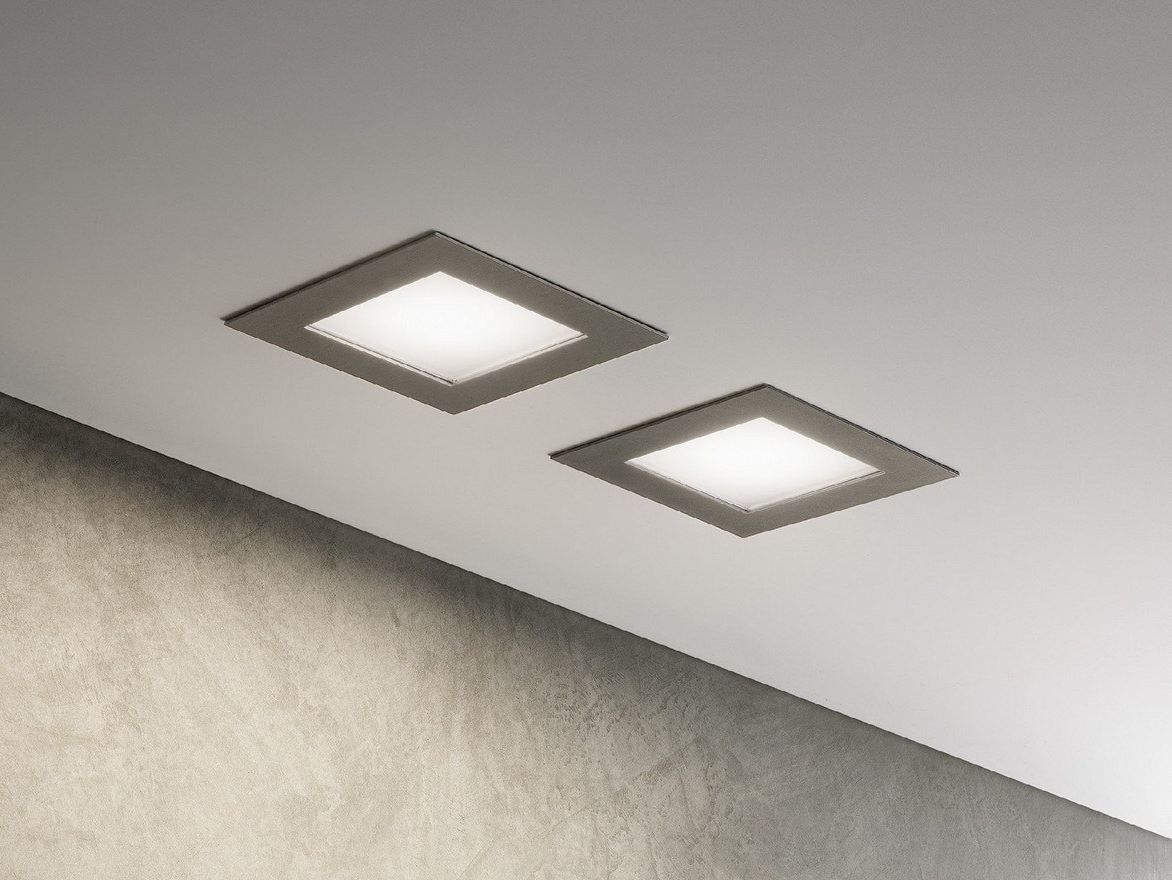 LED recessed spotlight for false ceiling PLAIN By Olev