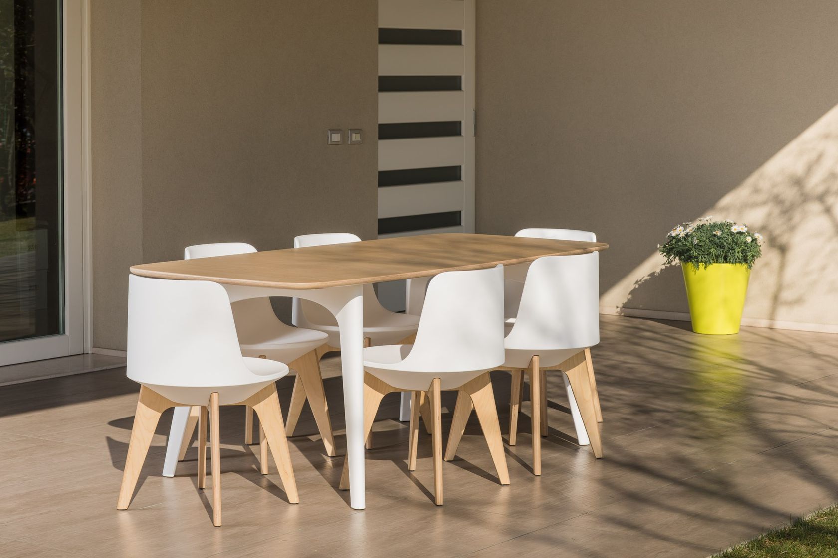 Sedia in polietilene PLANET CHAIR By Plust design Cédric Ragot