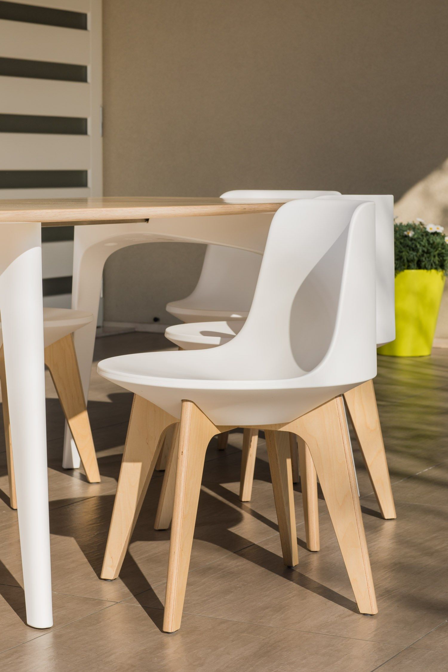 Polyethylene chair PLANET CHAIR By Plust design Cédric Ragot