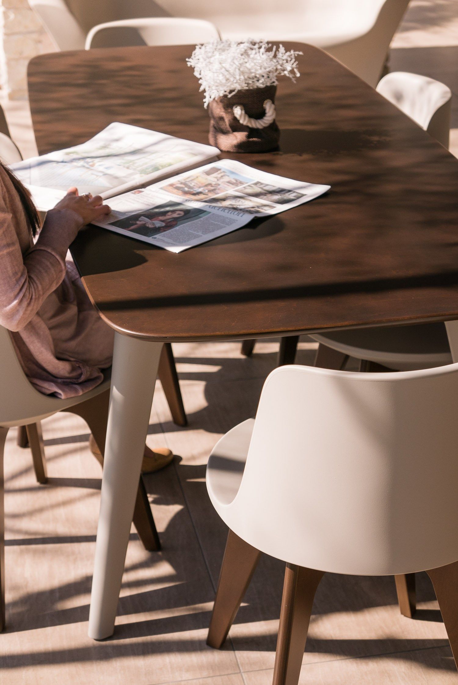 Polyethylene chair PLANET CHAIR By Plust design Cédric Ragot