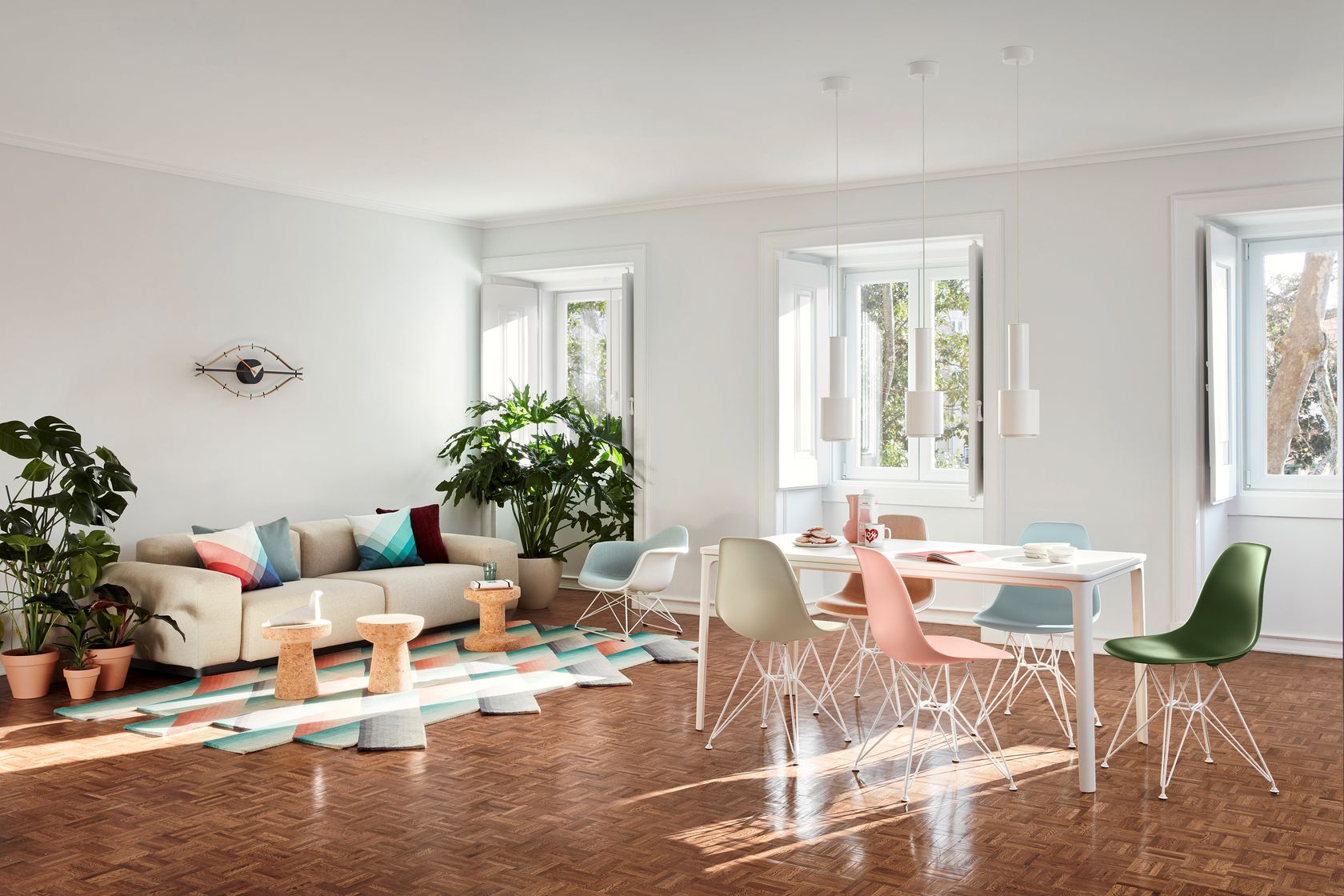 PLATE Rectangular dining table By Vitra | design Jasper Morrison