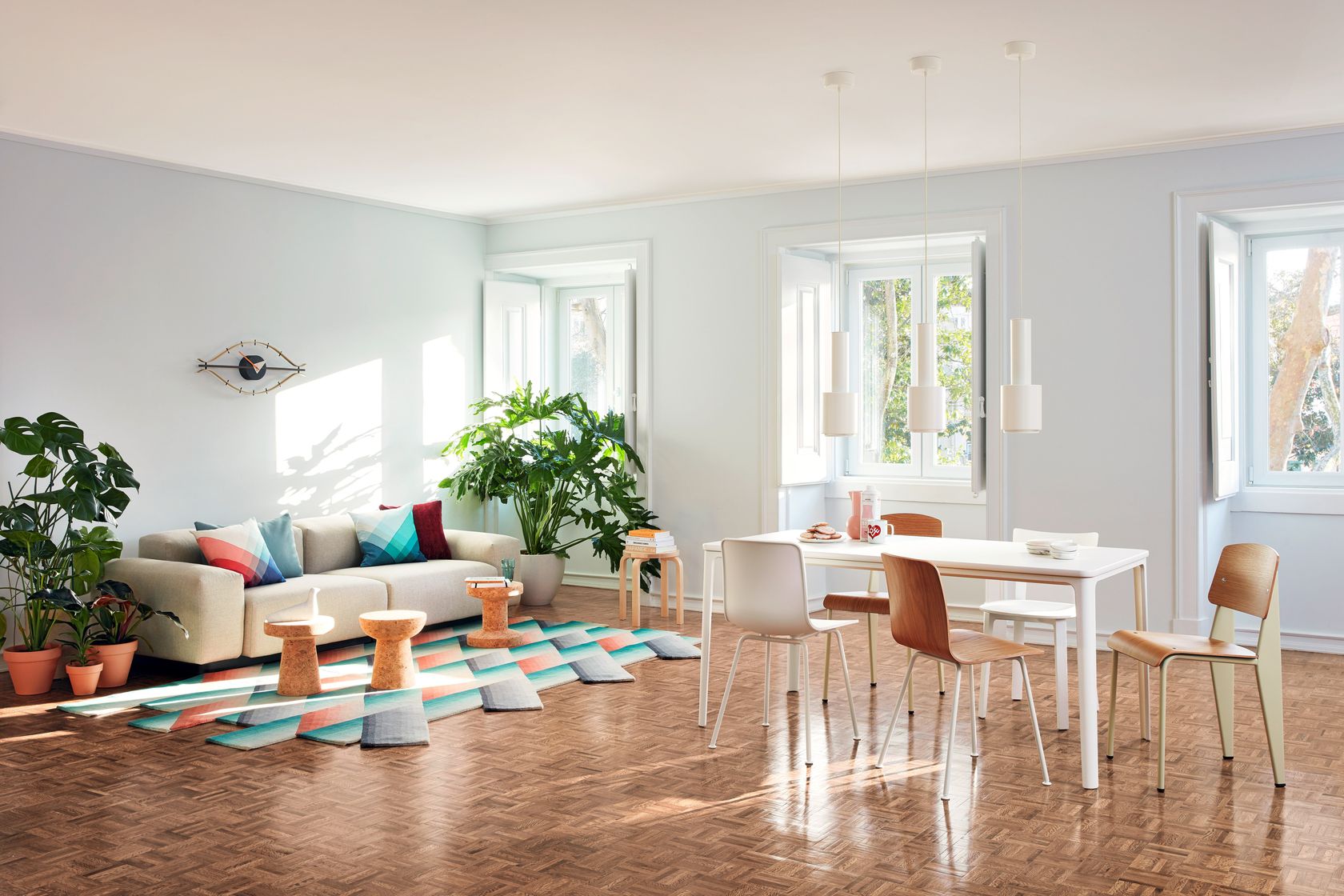 PLATE Rectangular dining table By Vitra | design Jasper Morrison