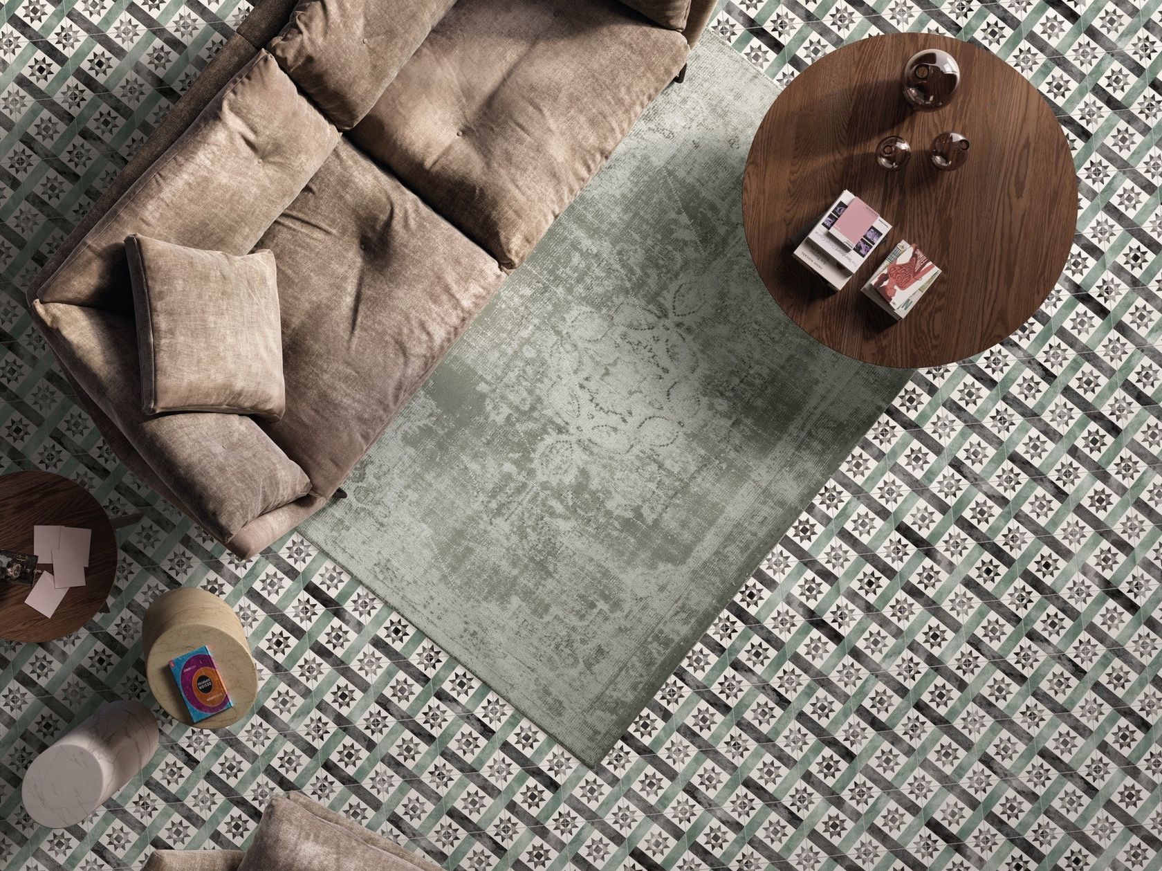 Porcelain stoneware wall/floor tiles PLAY By ABK