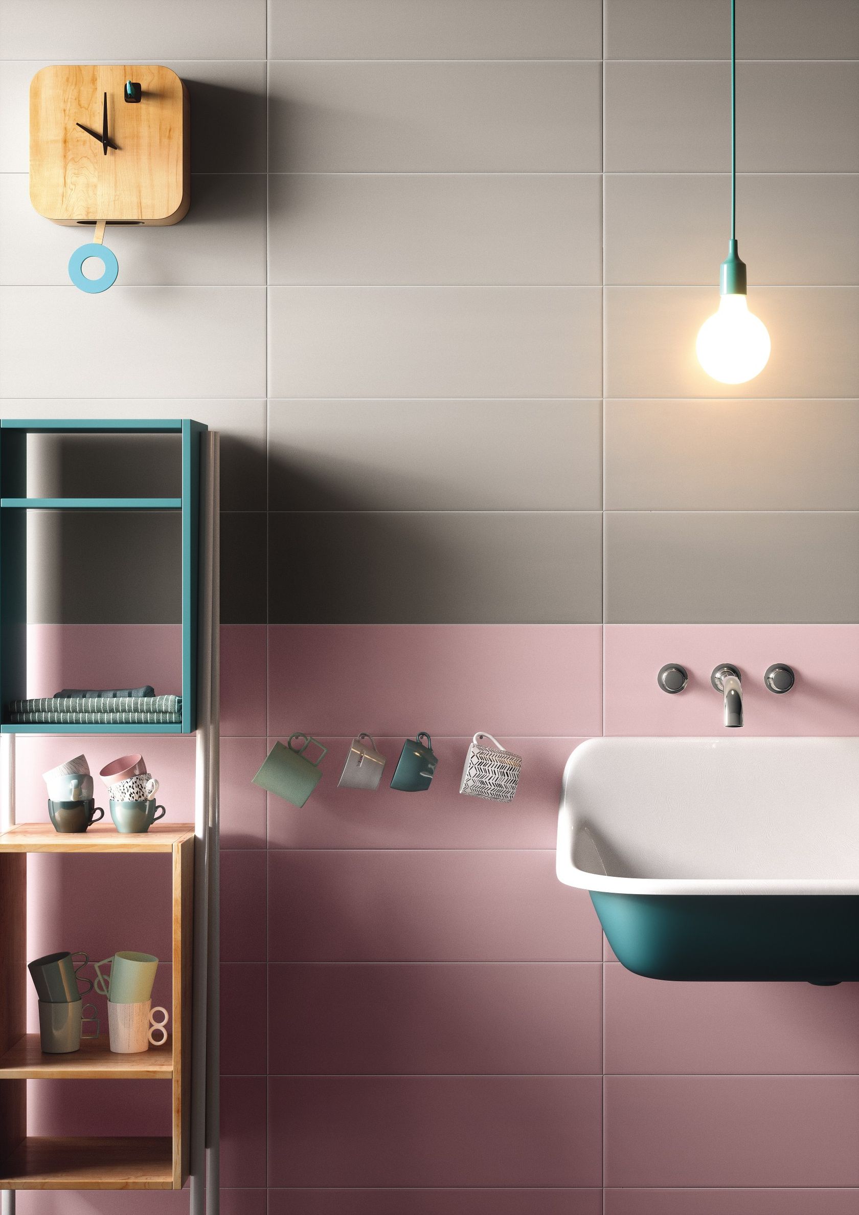 PLAY Double-fired ceramic wall tiles By Imola