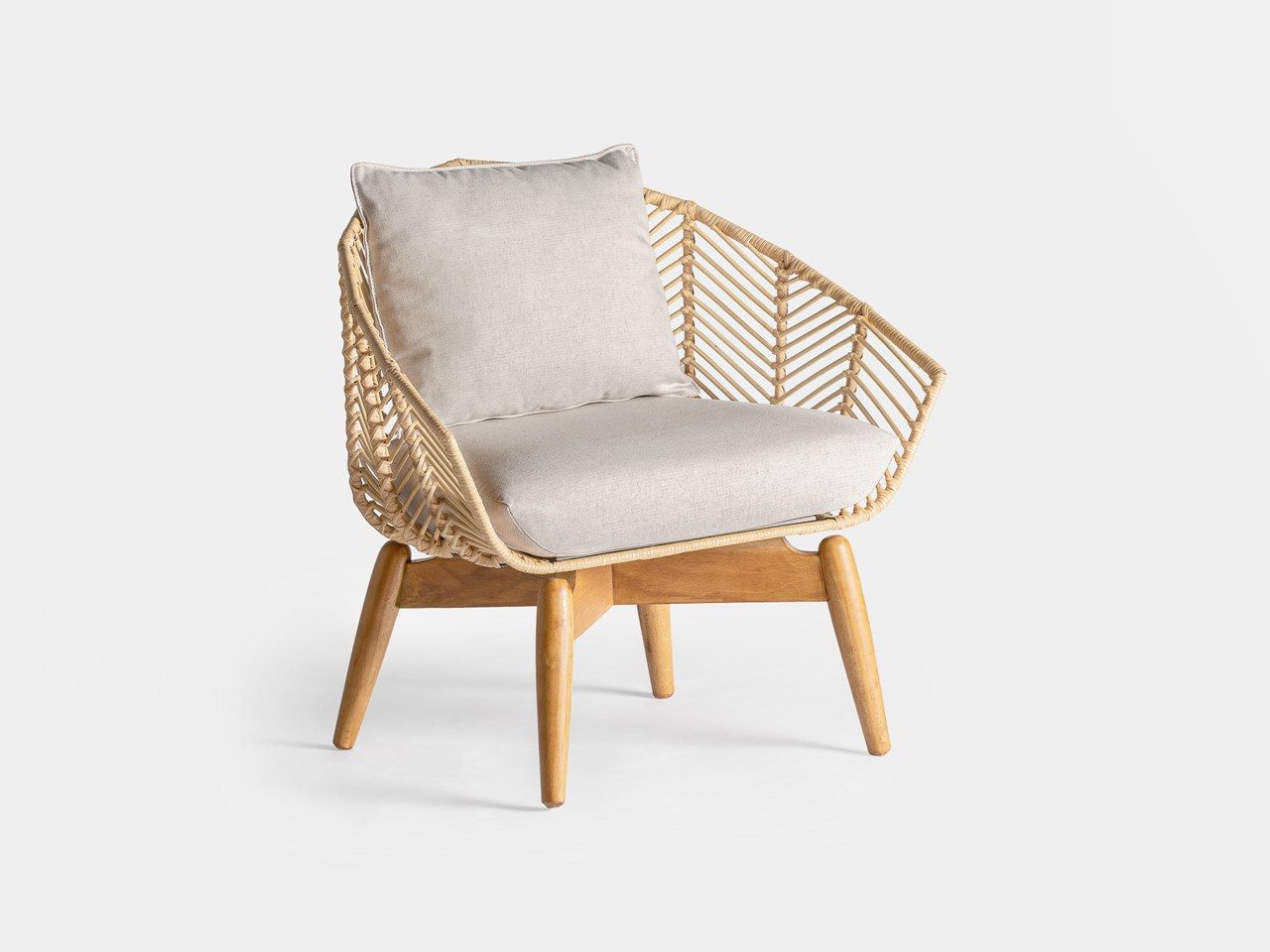 PLISSÉ RATTAN | Easy chair By Vical Home design JM FERRERO