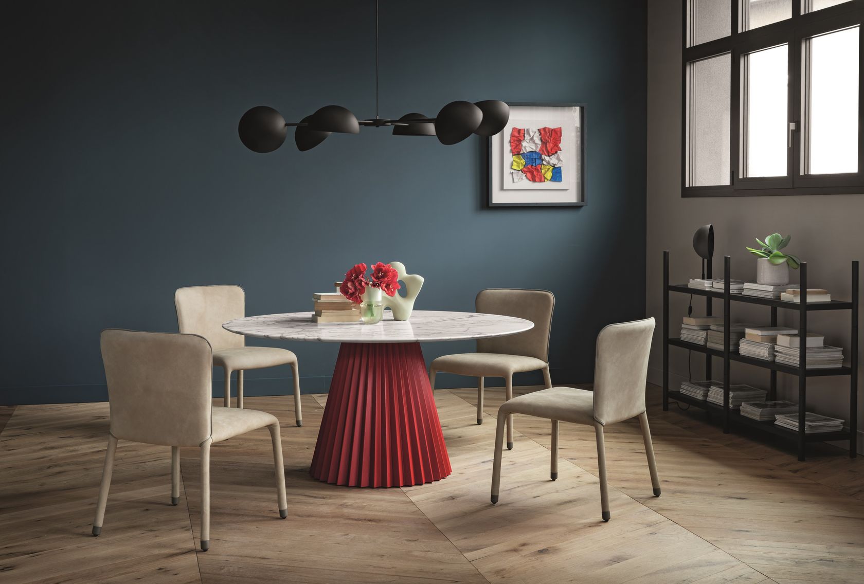 PLISSÉ table By Midj design Paola Navone