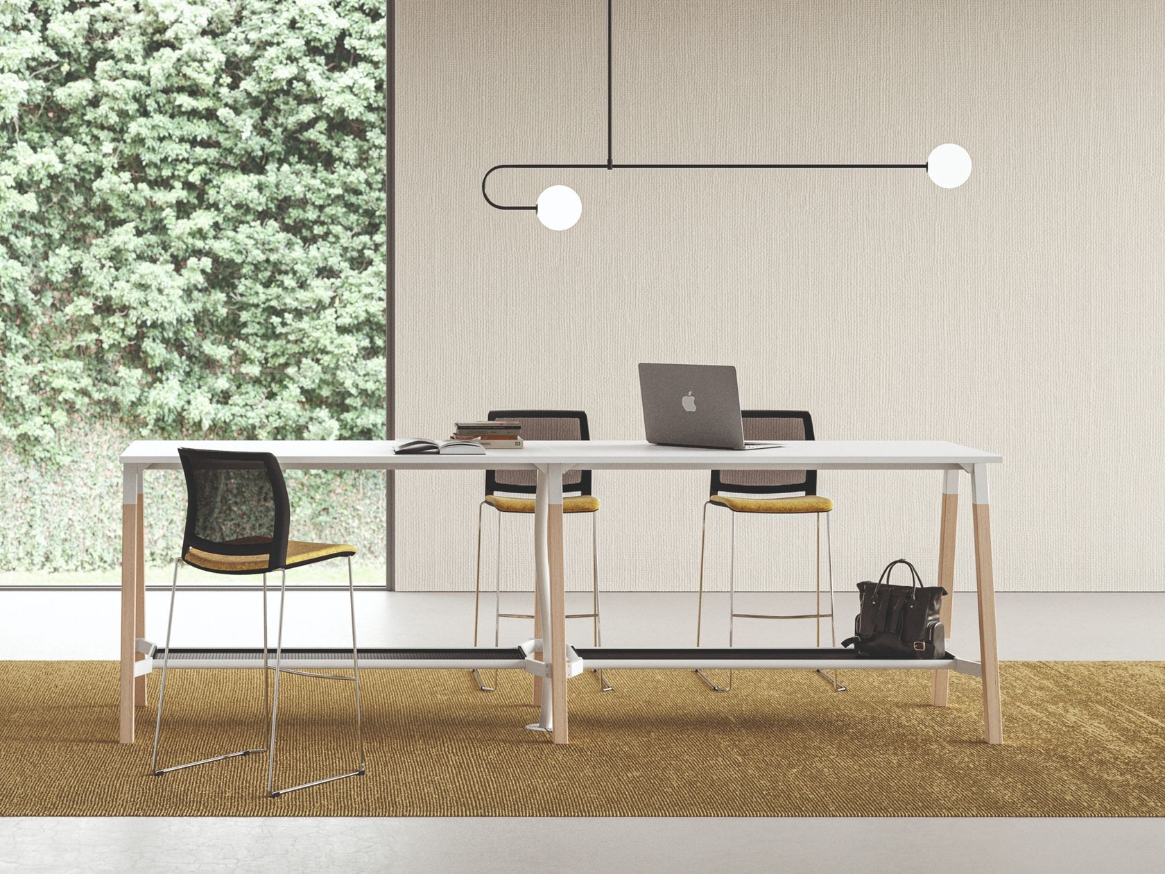 POLARE | High meeting table Polare Collection By Bralco design ...