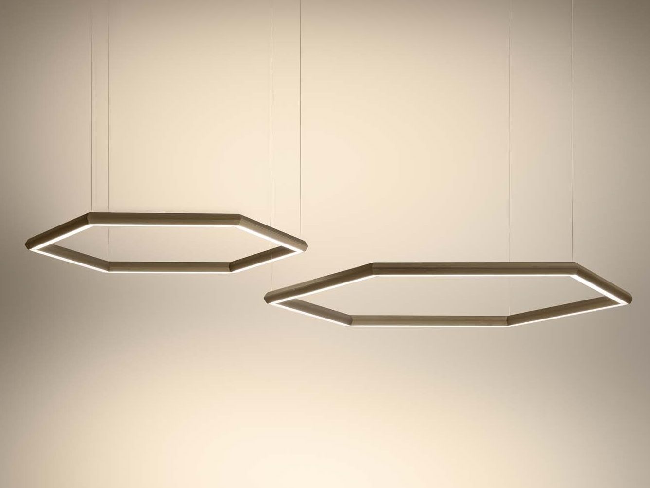 POLY ESAGONO Lampada a sospensione a LED By Olev | design Michele Marcon